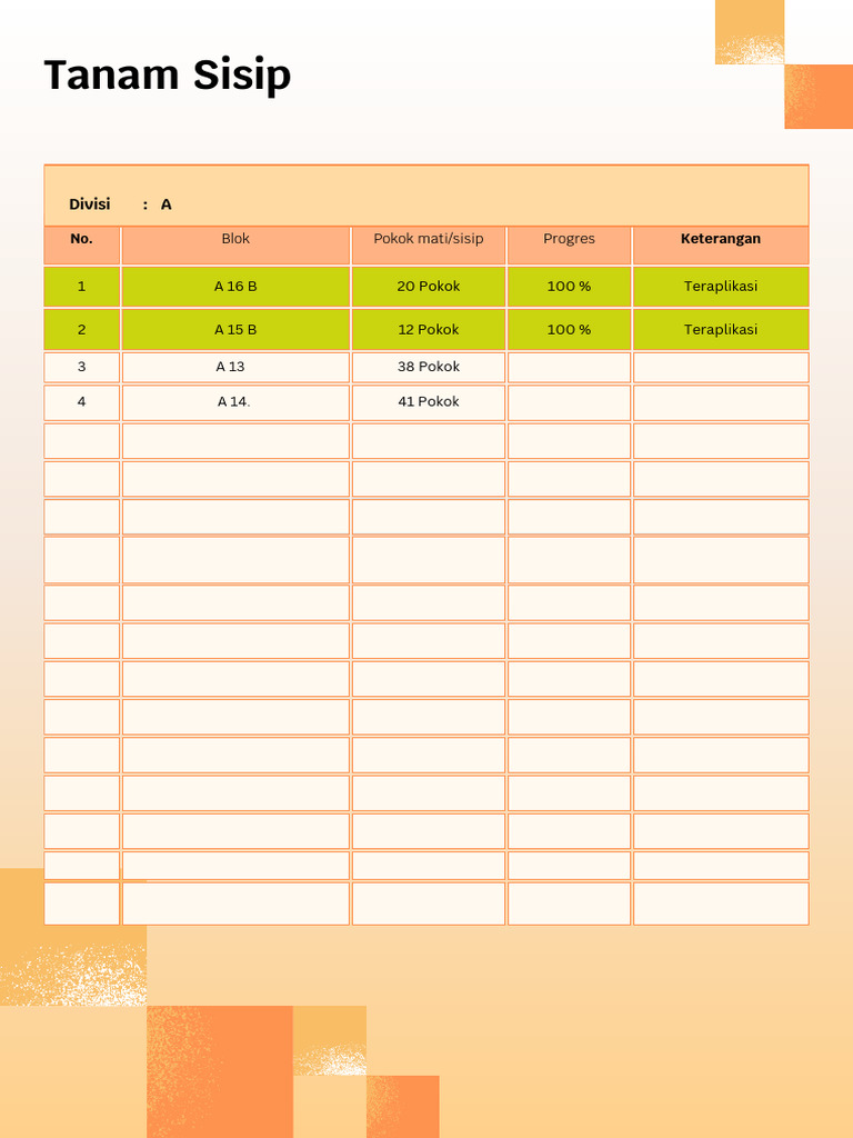 Tanam Sisip | PDF