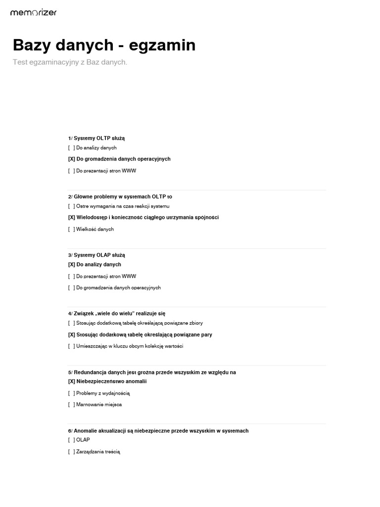 Bazy Danych 1 | PDF