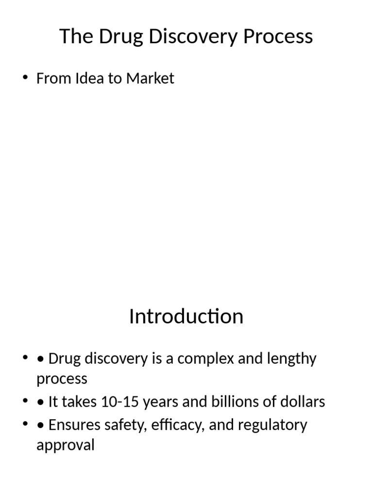 Drug Discovery Process | PDF
