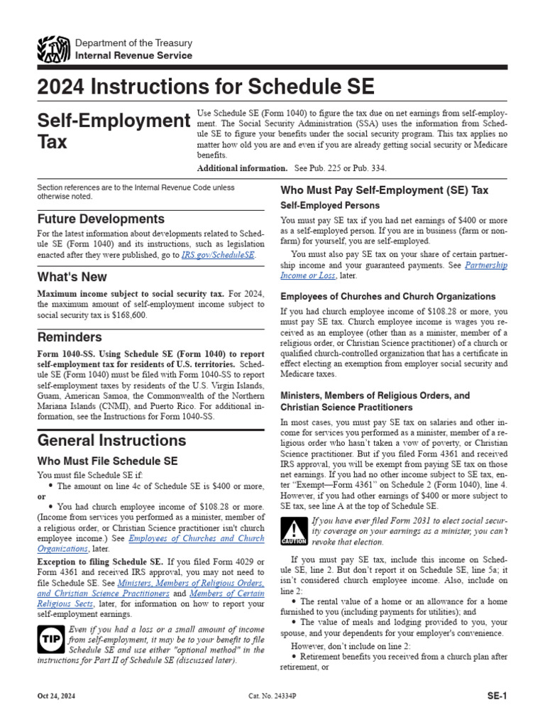 I 1040 Sse | PDF | Social Security (United States) | Irs Tax Forms