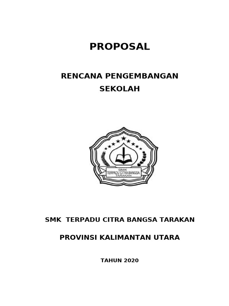 Proposal Pengembangan Sekolah (1) | PDF