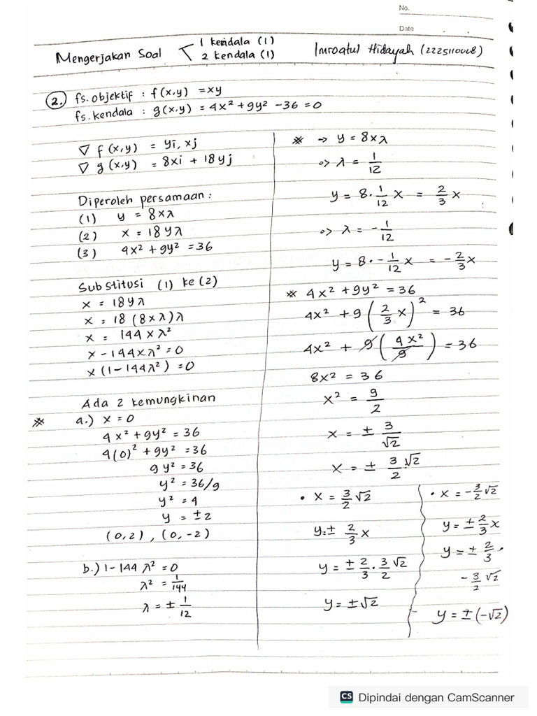 Tugas KPB 1 Kendala & 2 Kendala | PDF