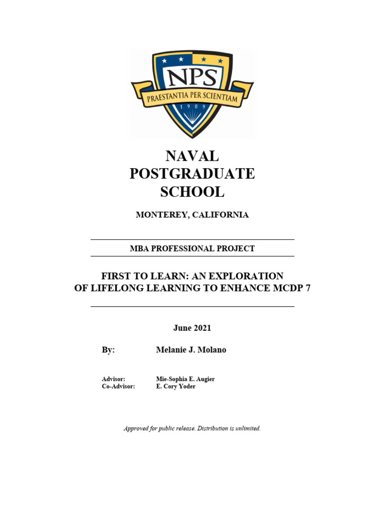 First To Learn - An Exploration of Lifelong Learning To Enhance MDCP 7 ...