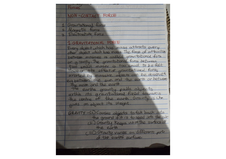 Science Notes Grade 6 | PDF