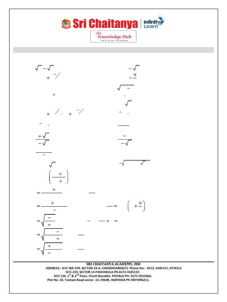 Basic Differentiation Formula-DPP - 1 | PDF | Subtraction | Chess Openings