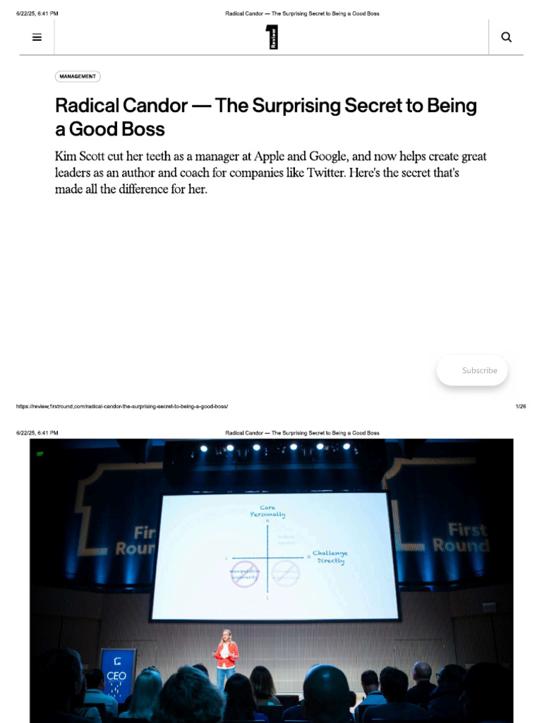 Radical Candor | PDF