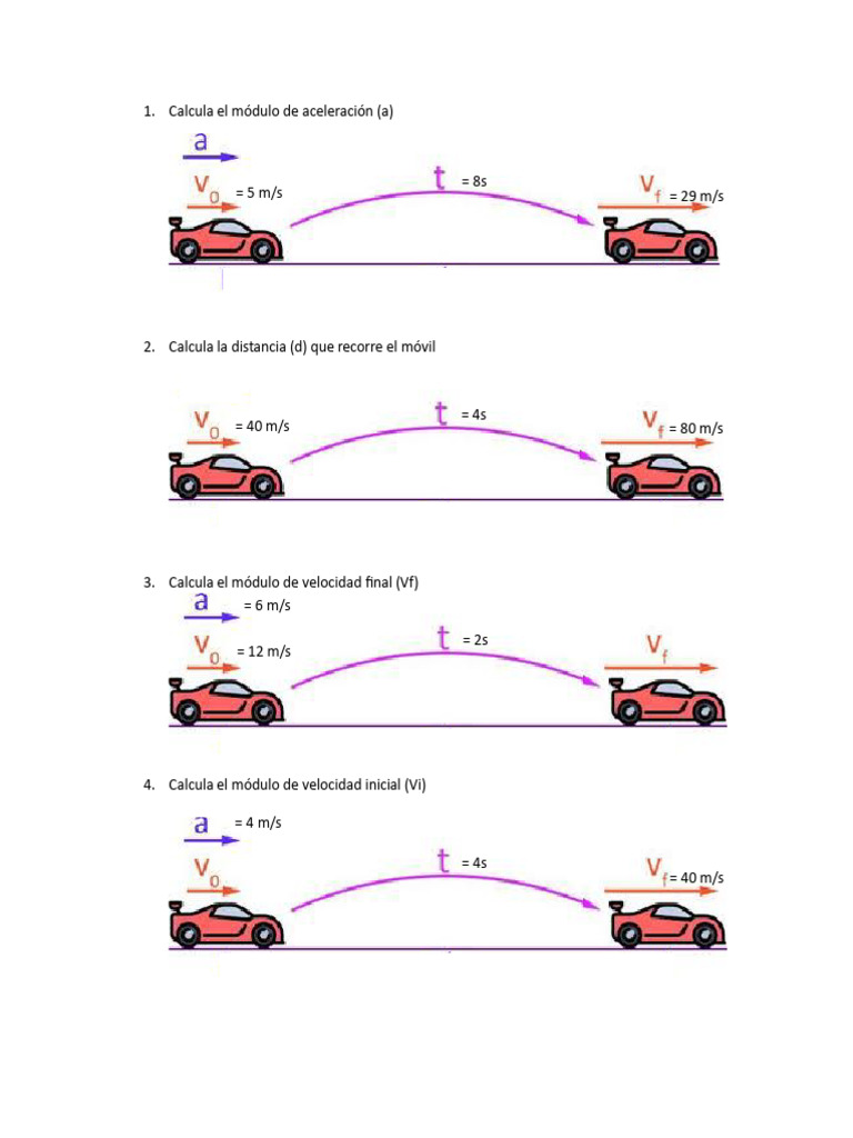 Calcula El Módulo de Aceleración | PDF