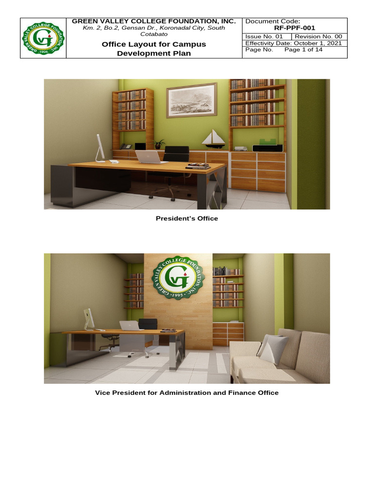 Green Valley College Campus Layout Plan | PDF
