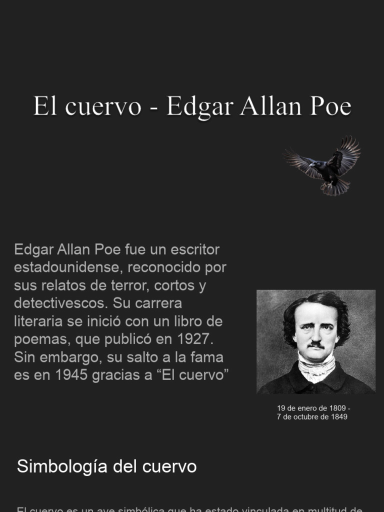El Cuervo - Poe | PDF
