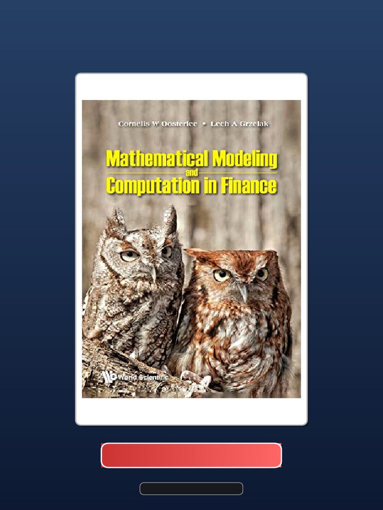 Verified PDF Download Mathematical Modeling and Computation in Finance ...
