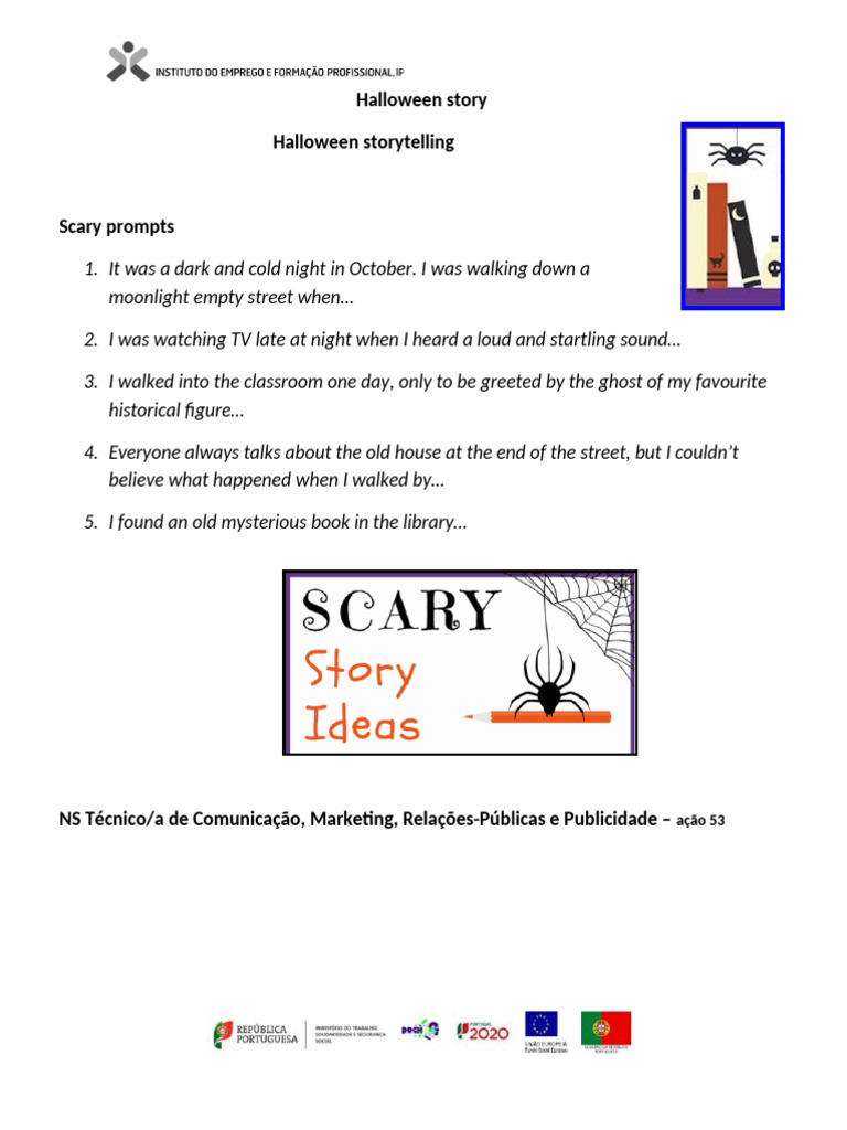 Halloween storytelling(1) | PDF