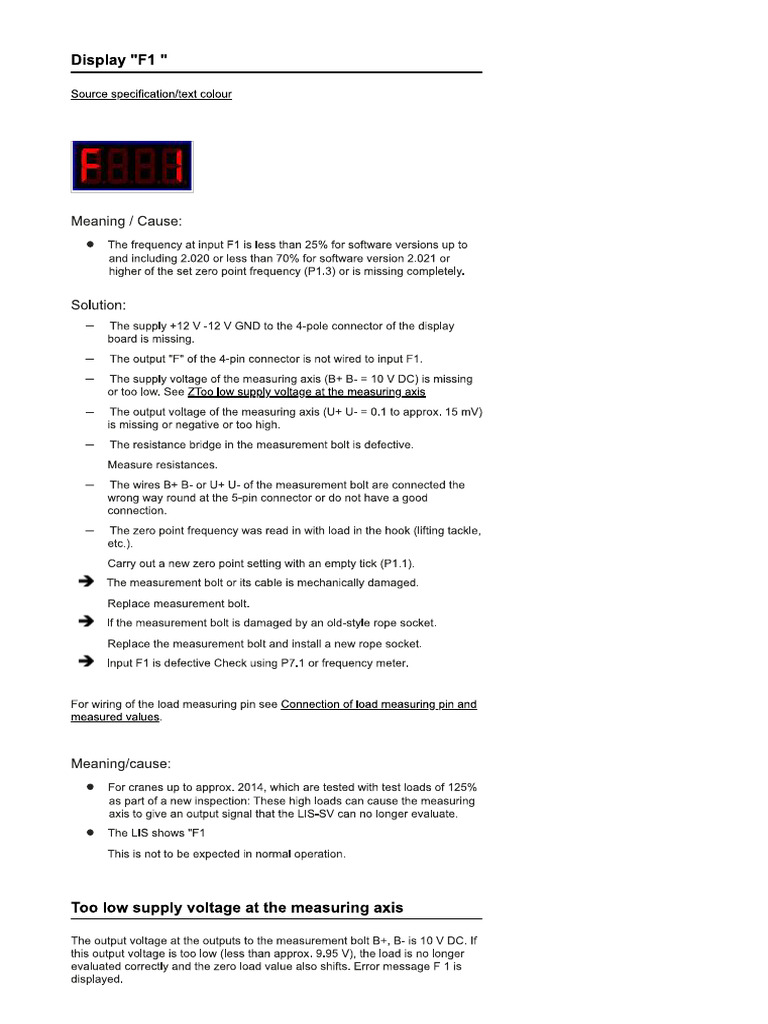 Lis-Sv Fault f1 - 083343 | PDF