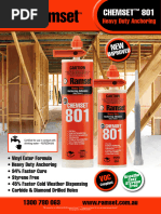 Drilling Sizes For Ramset Glue | PDF | Strength Of Materials | Concrete