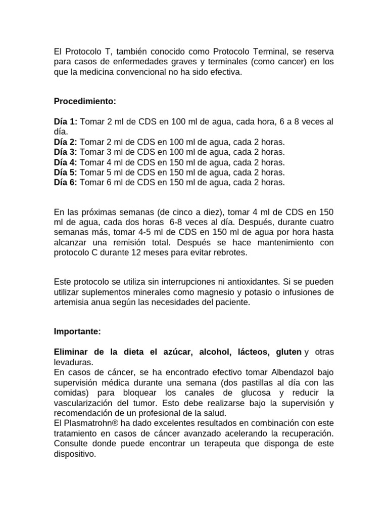 El Protocolo T | PDF