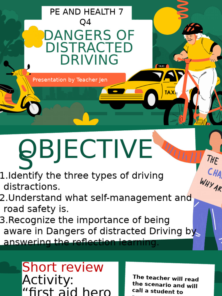 Dangers of Distracted Driving - Pe and Health 7 q4 | PDF | Learning ...