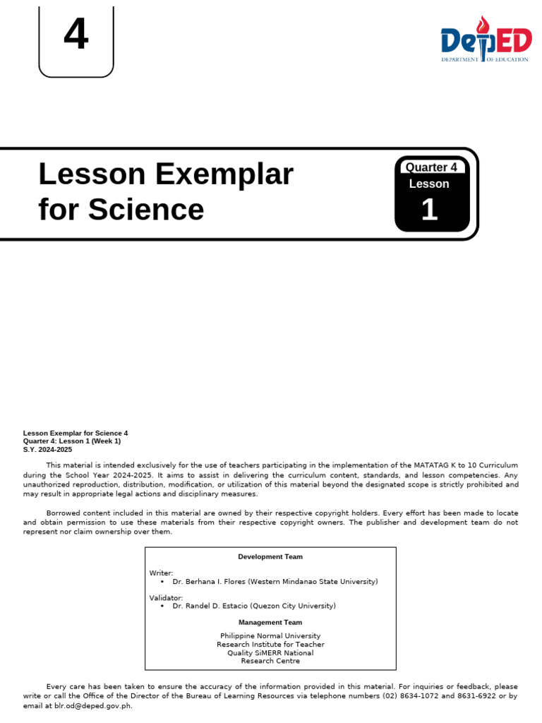 Science 4 Quarter 4 Lesson 1: Soil | PDF | Soil | Loam