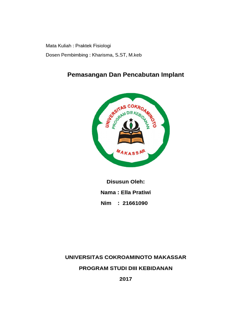 Pemasangan Implant | PDF