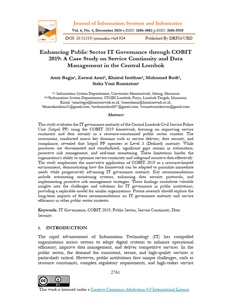 924-Article Text-4716-1-10-20250106 | PDF | Governance | Computer Security