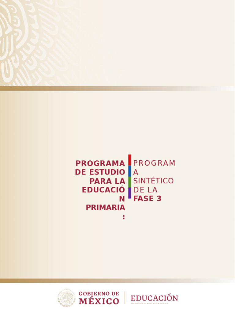 Programa - Sintetico - Fase - 3 0 | PDF | Geometría | Aprendizaje