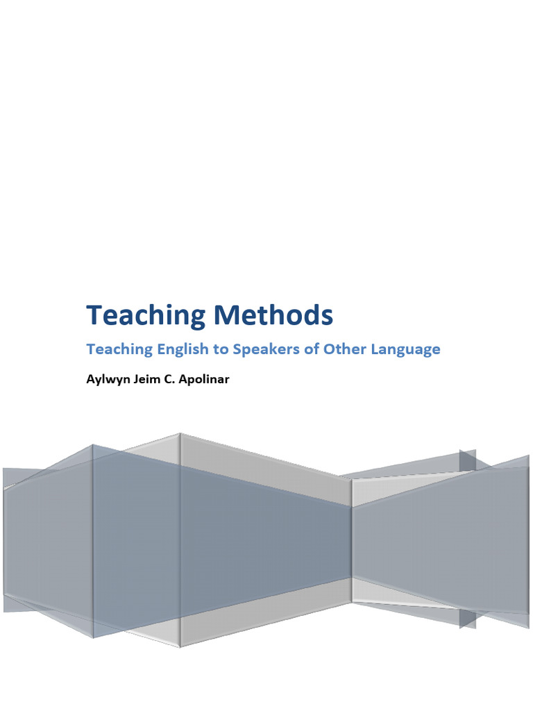 Teaching Methods For Adults | PDF | Verb | Noun