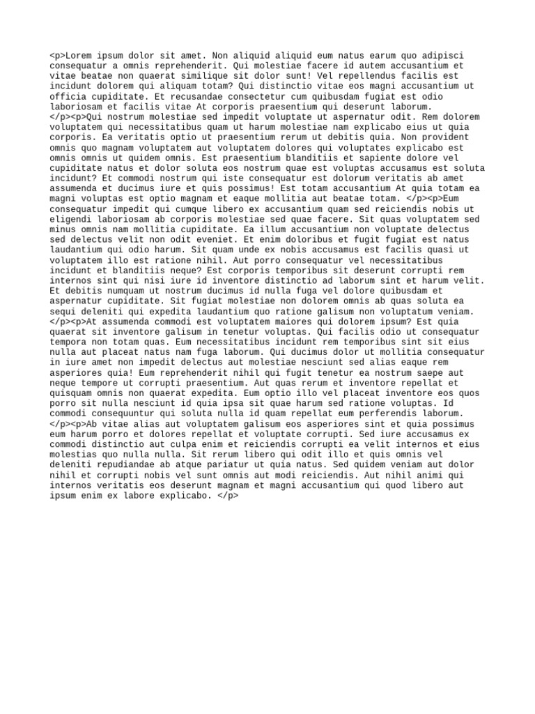 Lorem Ipsum II | PDF