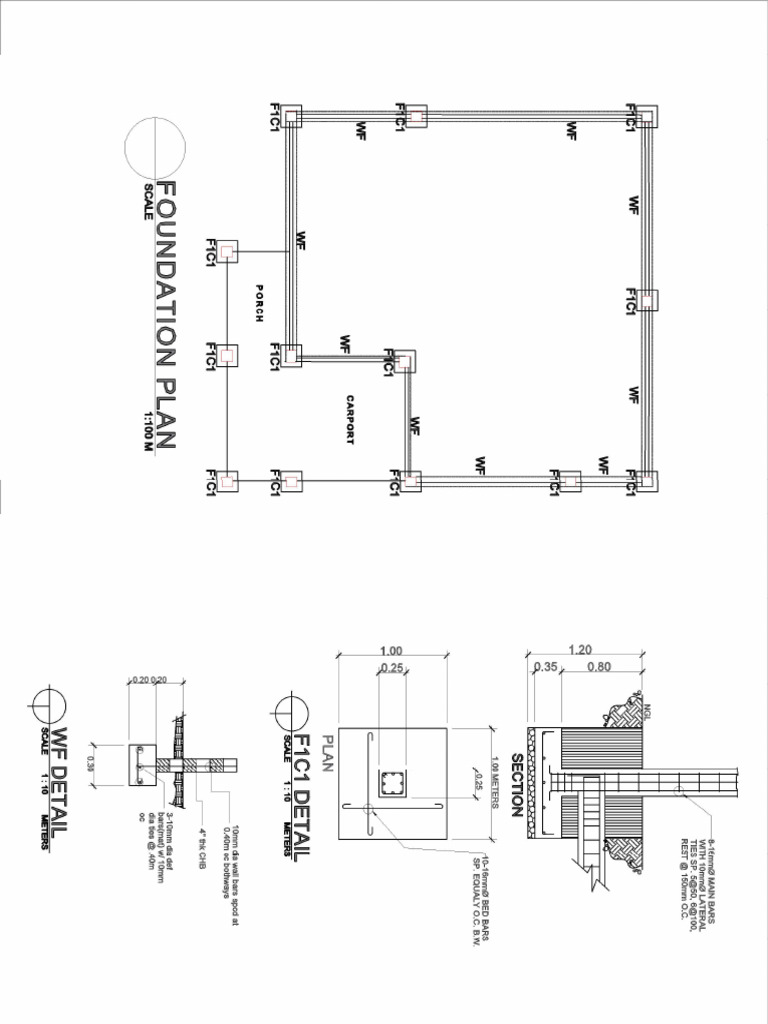 Foundation Plan | PDF