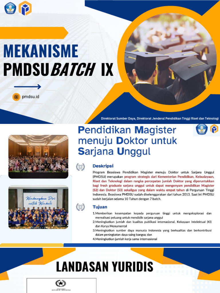 01 - Mekanisme PMDSU Batch IX | PDF