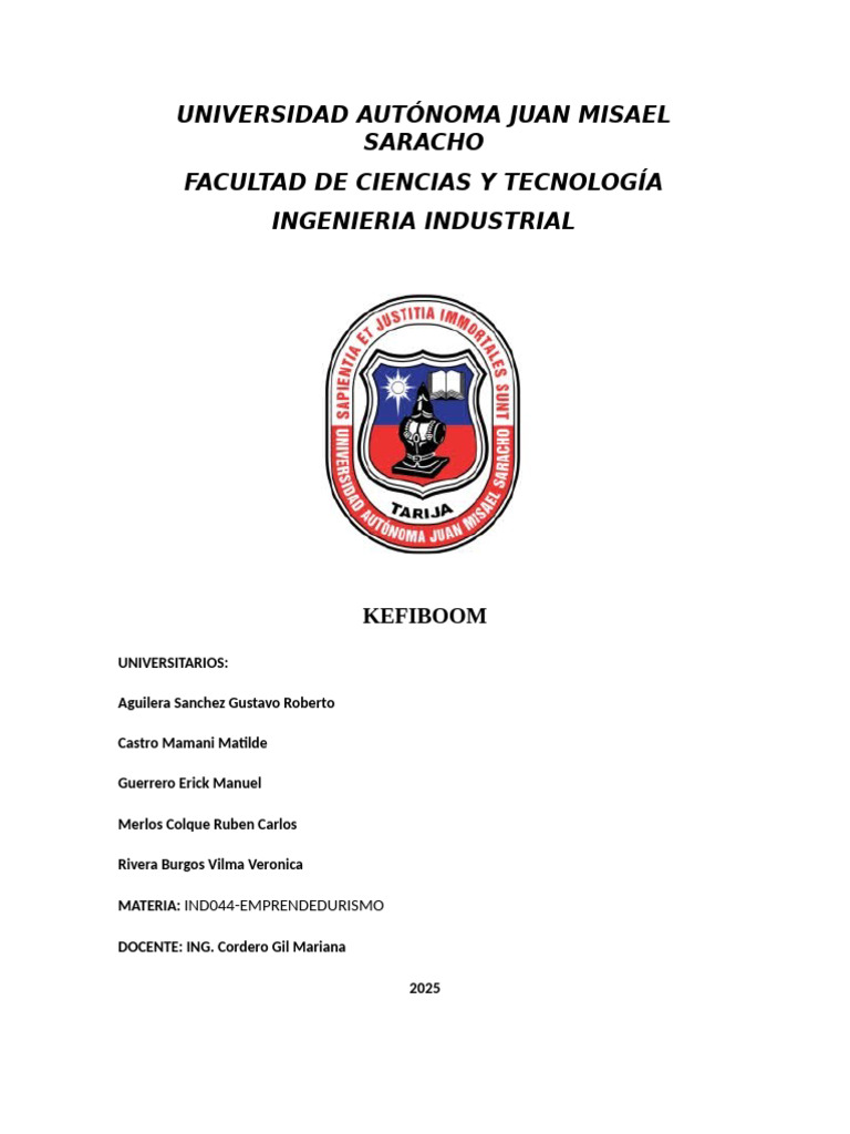 PROYETO FINAL1 Taltante | PDF | Yogur | Productos lácteos