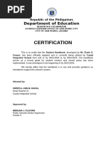 Certificate Mr. and Ms. Intrams | PDF