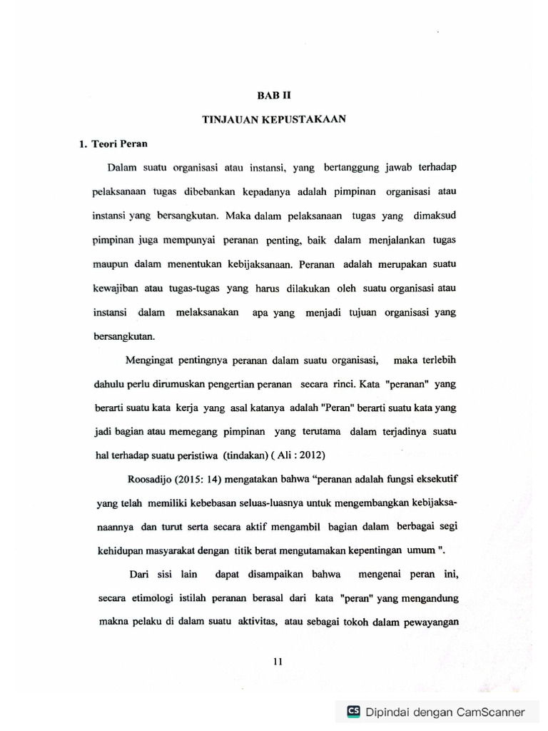 Peranan dan Teori Motivasi Kerja | PDF
