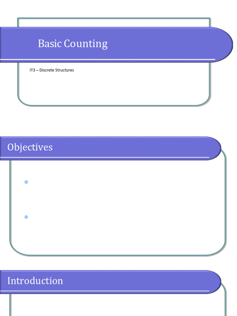 Basic Counting Principles Explained | PDF | Multiplication | Clothing
