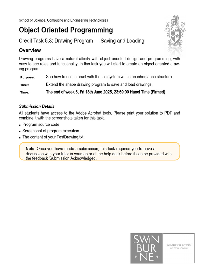 5.3C - Drawing Program - Saving and Loading - May2025 | PDF | Parameter ...