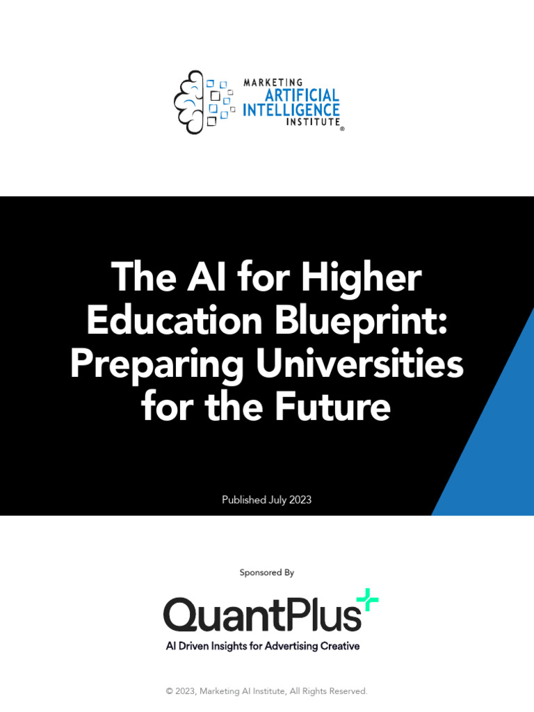 AI For Higher Education Blueprint | PDF | Artificial Intelligence ...