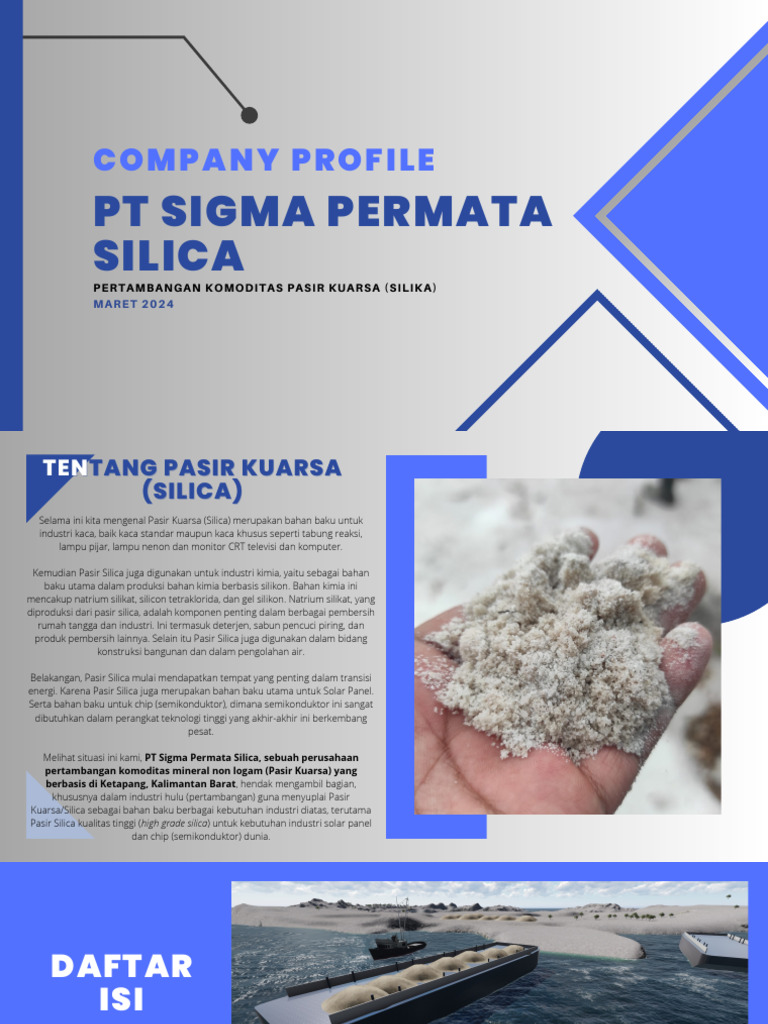 Profil Perusahaan Pasir Silika PT SPS | PDF
