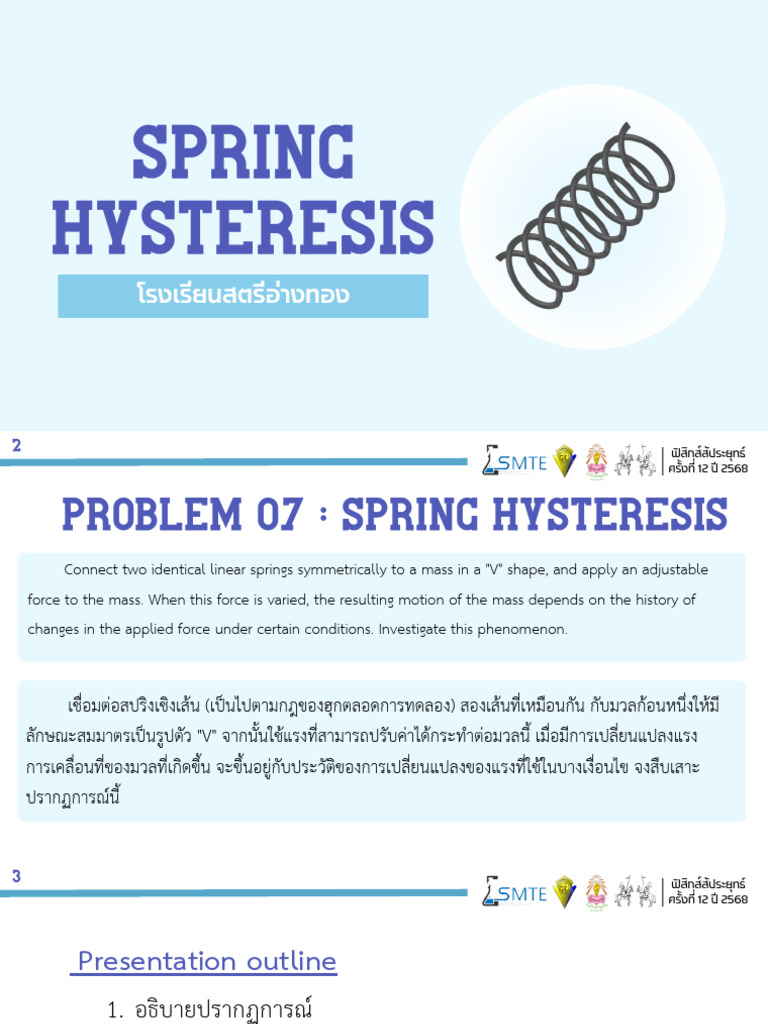 Spring Hysteresis PDF | PDF