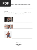Activity Sheets | PDF