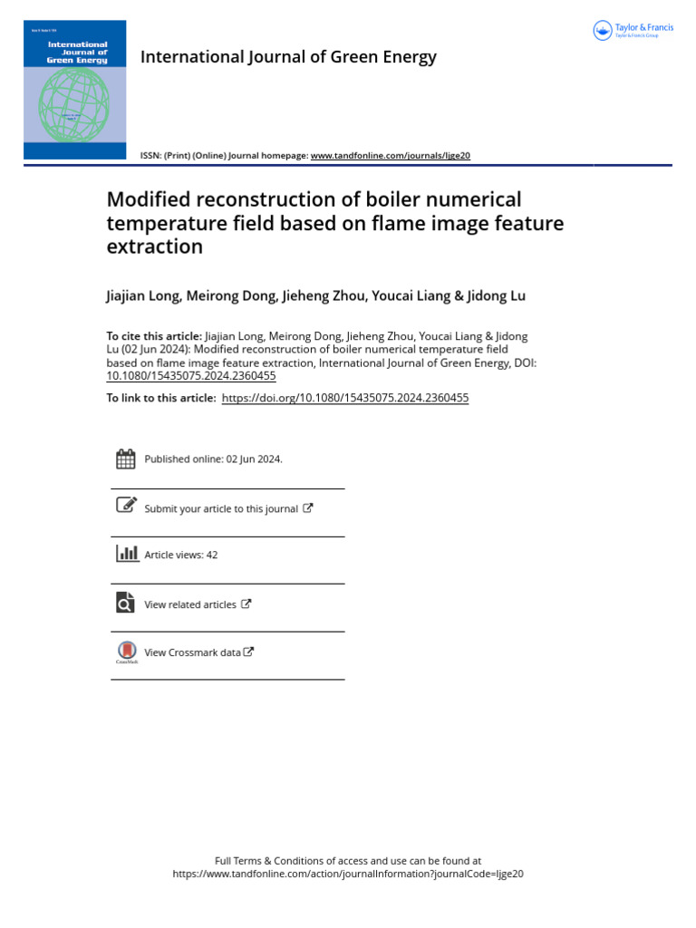 Modified Reconstruction of Boiler Numerical Temperature Field Based On ...