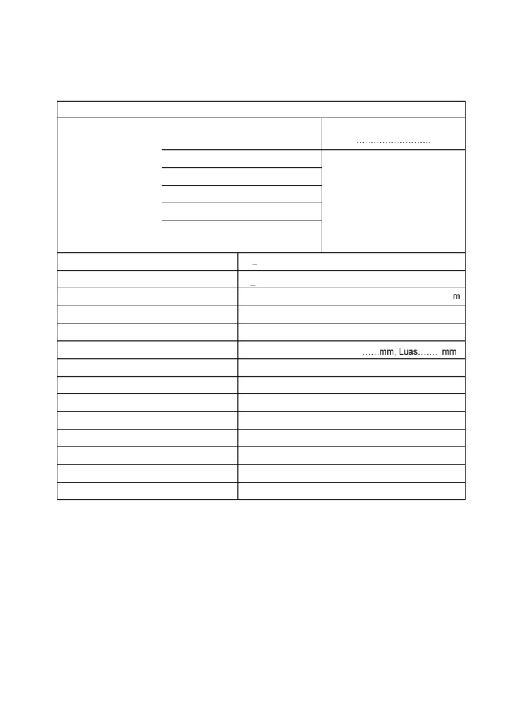 Form Inspeksi IPP | PDF