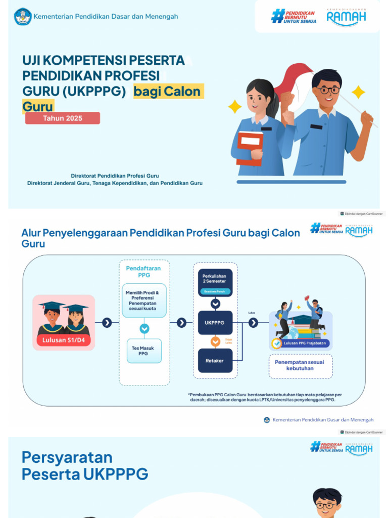 Paparan UKPPPG Calon Guru Tahun 2025 | PDF