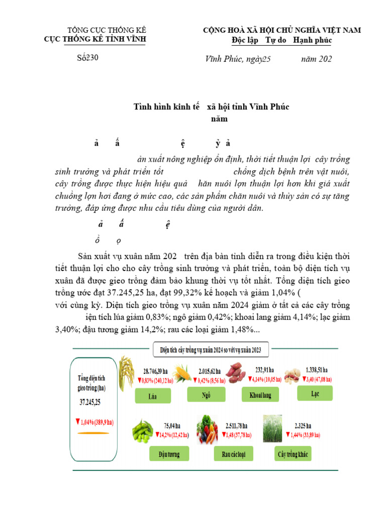 BC KTXH T04 2024 Vinh Phuc | PDF