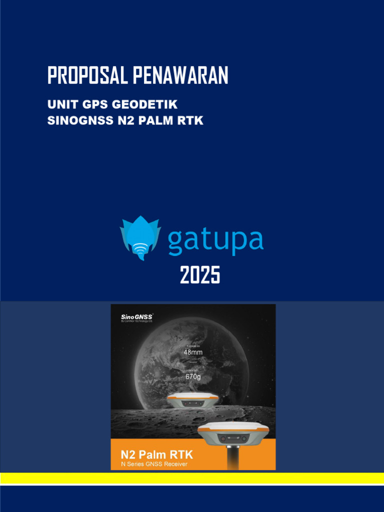 Proposal Penawaran Unit GPS Geodetik - PT Tambang Barokah Sejahtera | PDF
