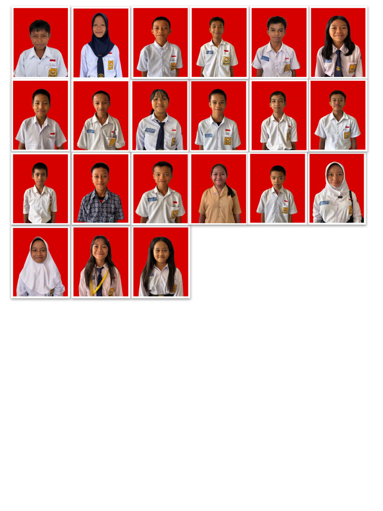 Pas Photo Kelas 7a Fix | PDF