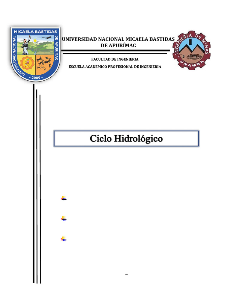 Ciclo Hidrológico: Etapas e Importancia | PDF | Agua | Vapor de agua