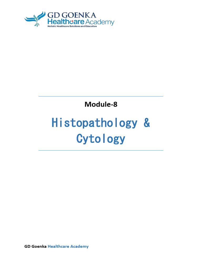 Module 8 | PDF | Fixation (Histology) | Histopathology