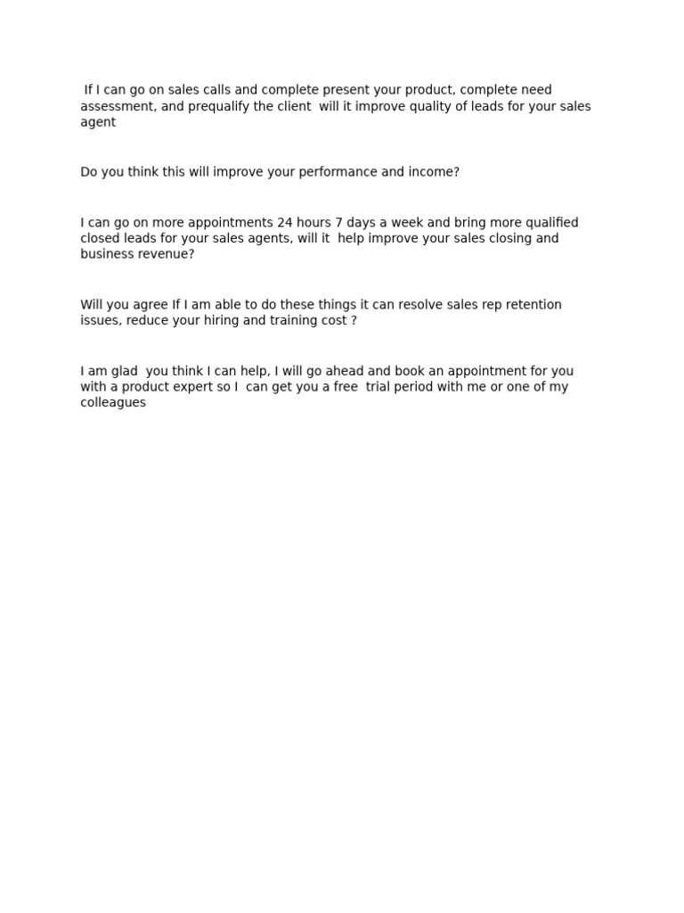 Closing Questions | PDF