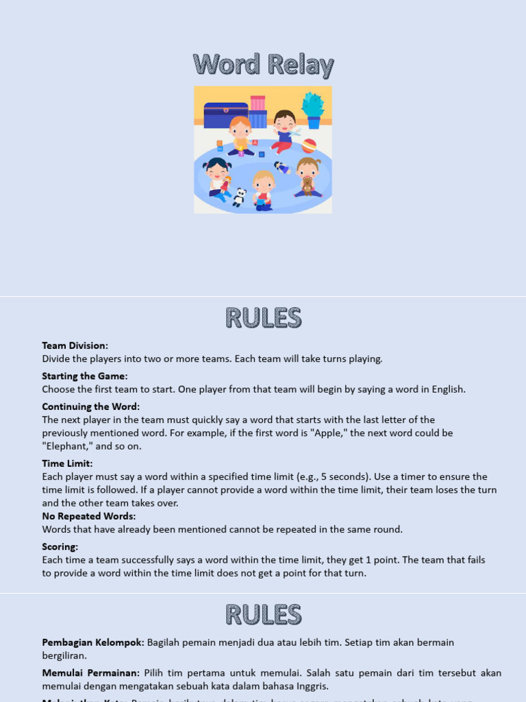 Relay Games - Advance - Hun | PDF