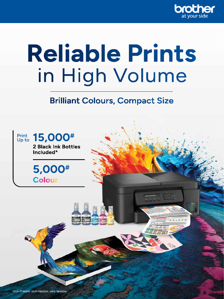 Brother Ink Dcp-t730 Mfc-t930dw | PDF | Printer (Computing) | Fax