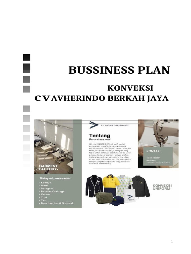 Proposal Cv Avherindo Berkah Jaya (1) | PDF