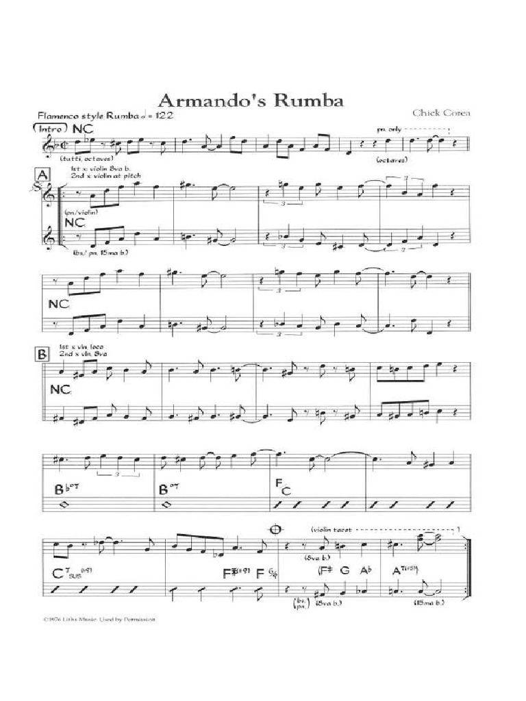 Armandos Rumba - BB | PDF