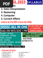 OSSSC RI Mains Exam Syllabus 2025 | PDF | English Language | Verb